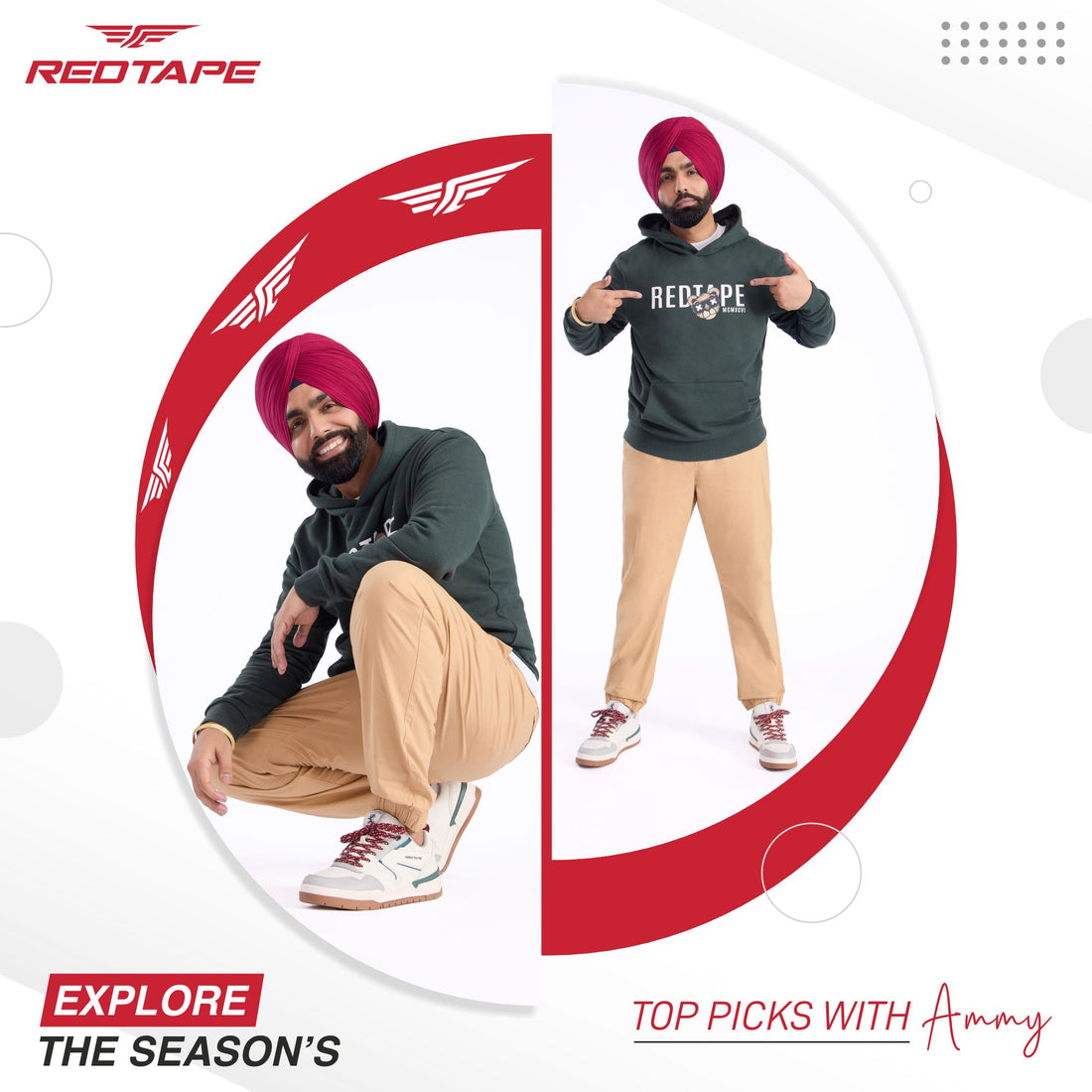 RedTape White Sneaker Casual Shoes For Men | Soft Cushion Insole, Slip | Redtape