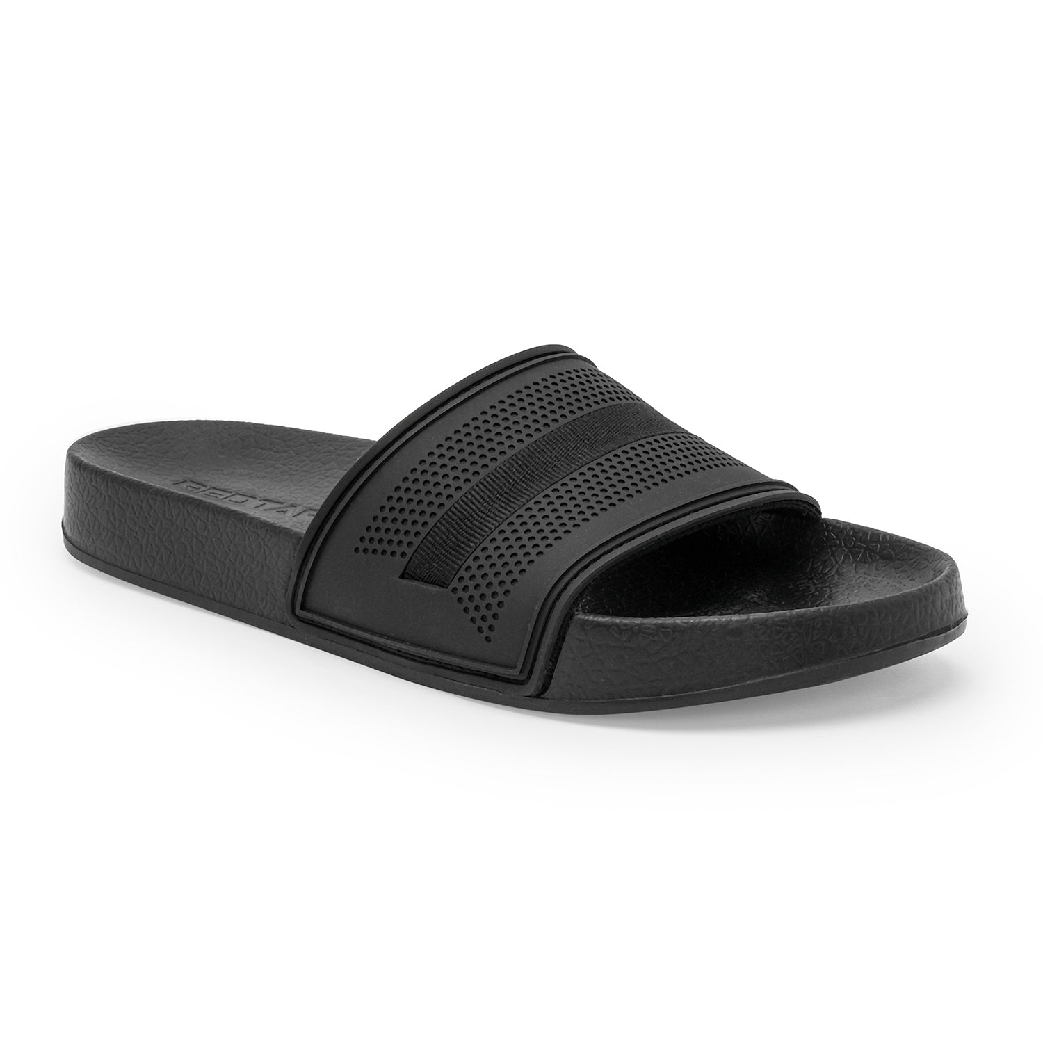 Men's Casual Black Pool Sliders | Everyday Comfort – Redtape