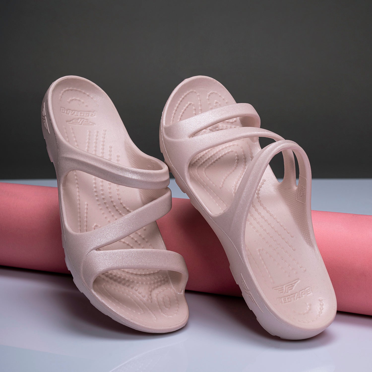 Red Tape Casual Sliders for Women | Refined Round-Toe Shape with a Rel ...