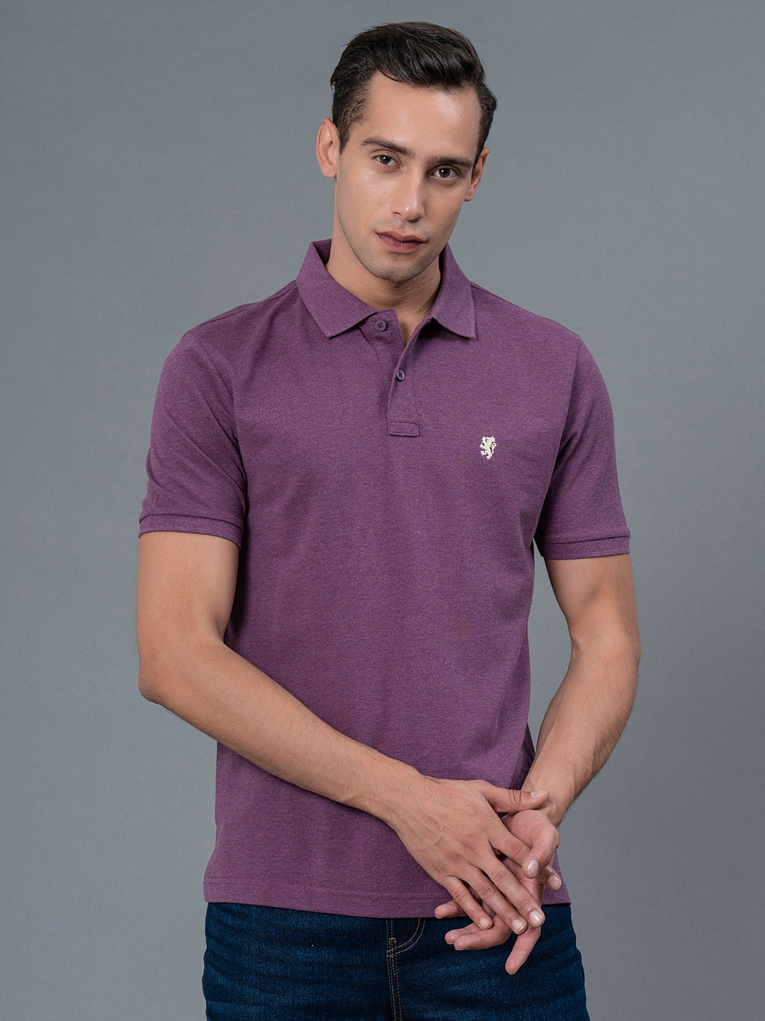 Solid Polo T-Shirt for Men – Redtape