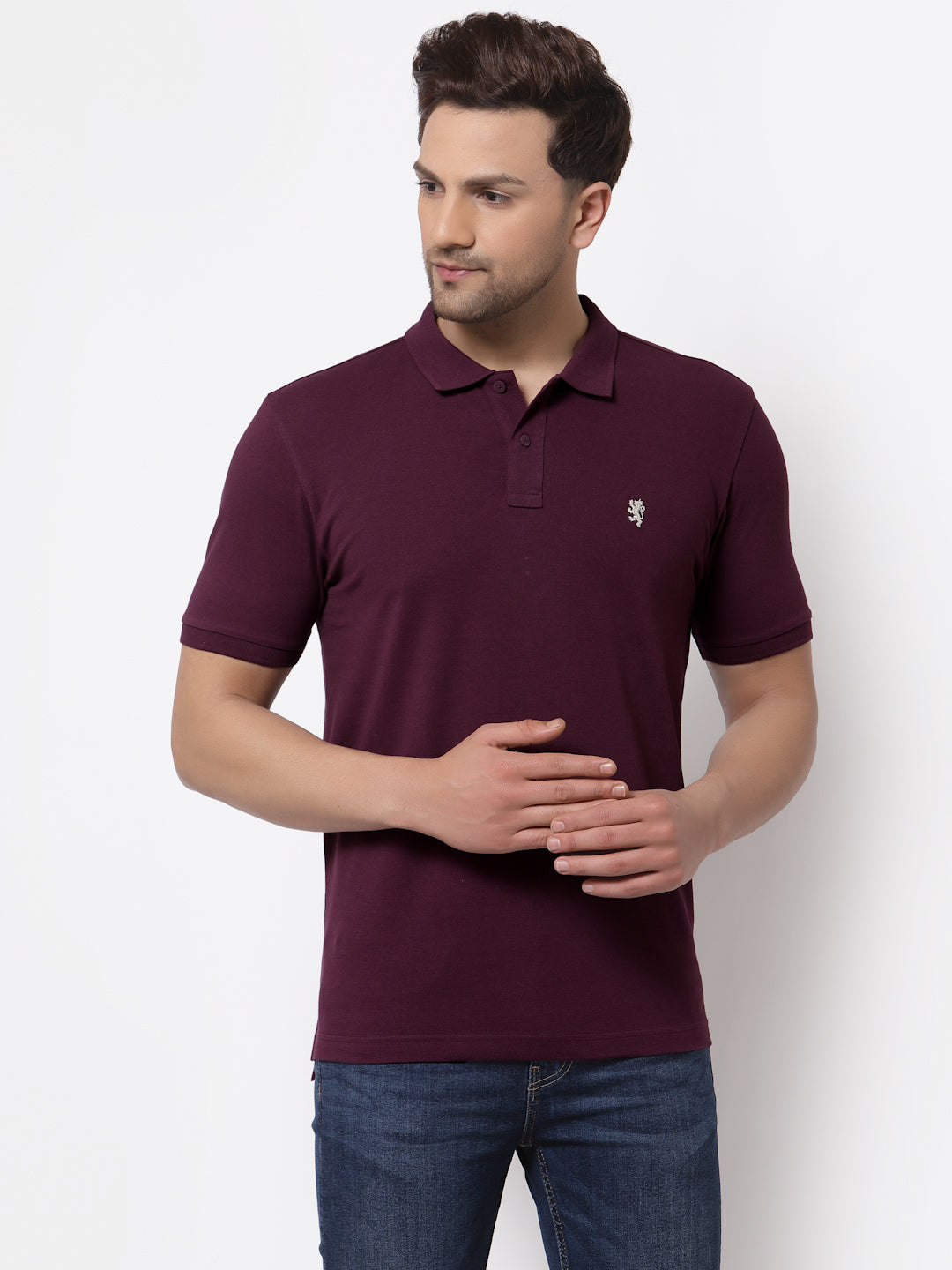 Solid Polo T-Shirt for Men – Redtape