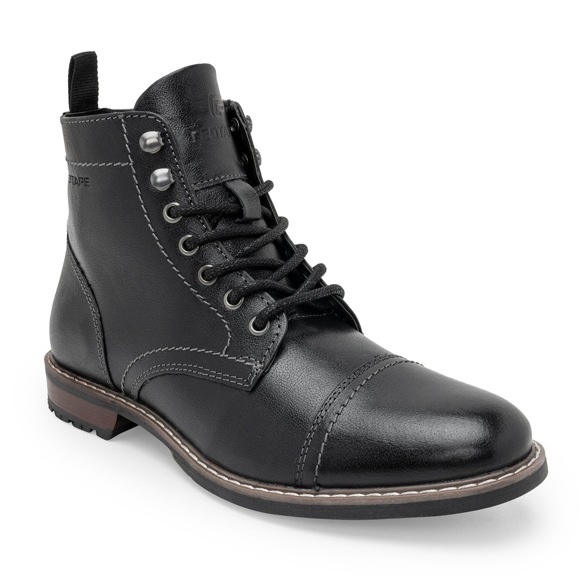 Red Tape Genuine Leather Ankle Length Boots for Men | Soft Cushioned I ...