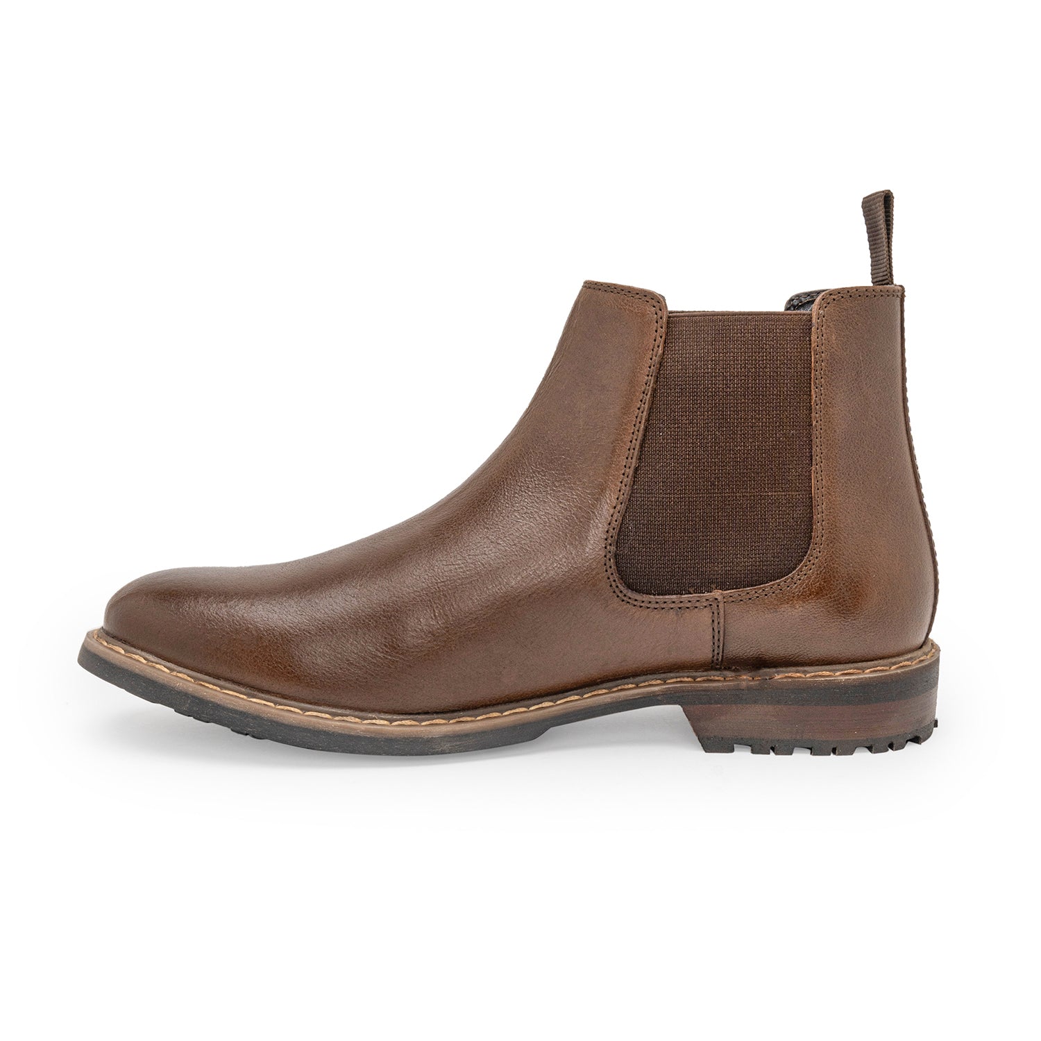 Genuine Leather Chelsea Boots for Men | Soft Cushioned Insole, Slip-Re ...