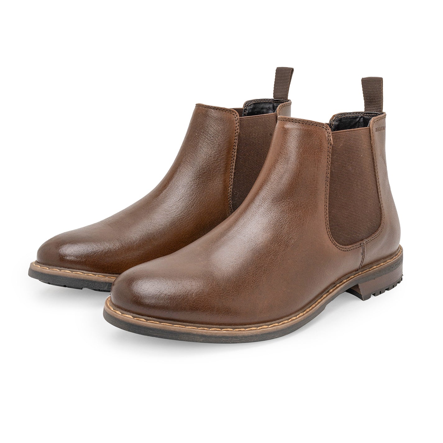 Genuine Leather Chelsea Boots for Men | Soft Cushioned Insole, Slip-Re ...